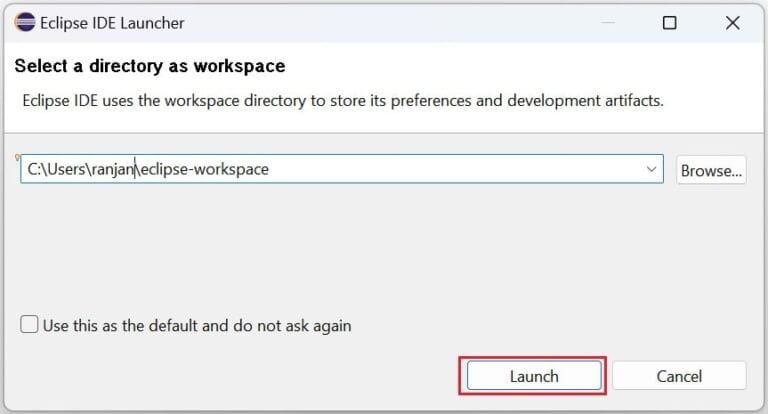 Eclipse IDE for Java Developers Download and Install on Windows 11 - Javacodepoint