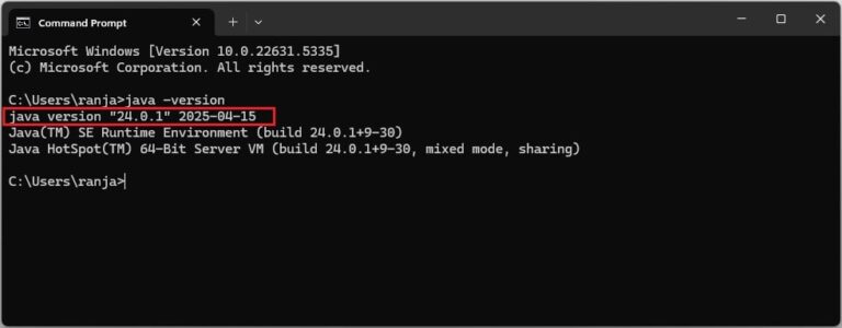 Free Download and Install JDK 24 on Windows 11 - Javacodepoint